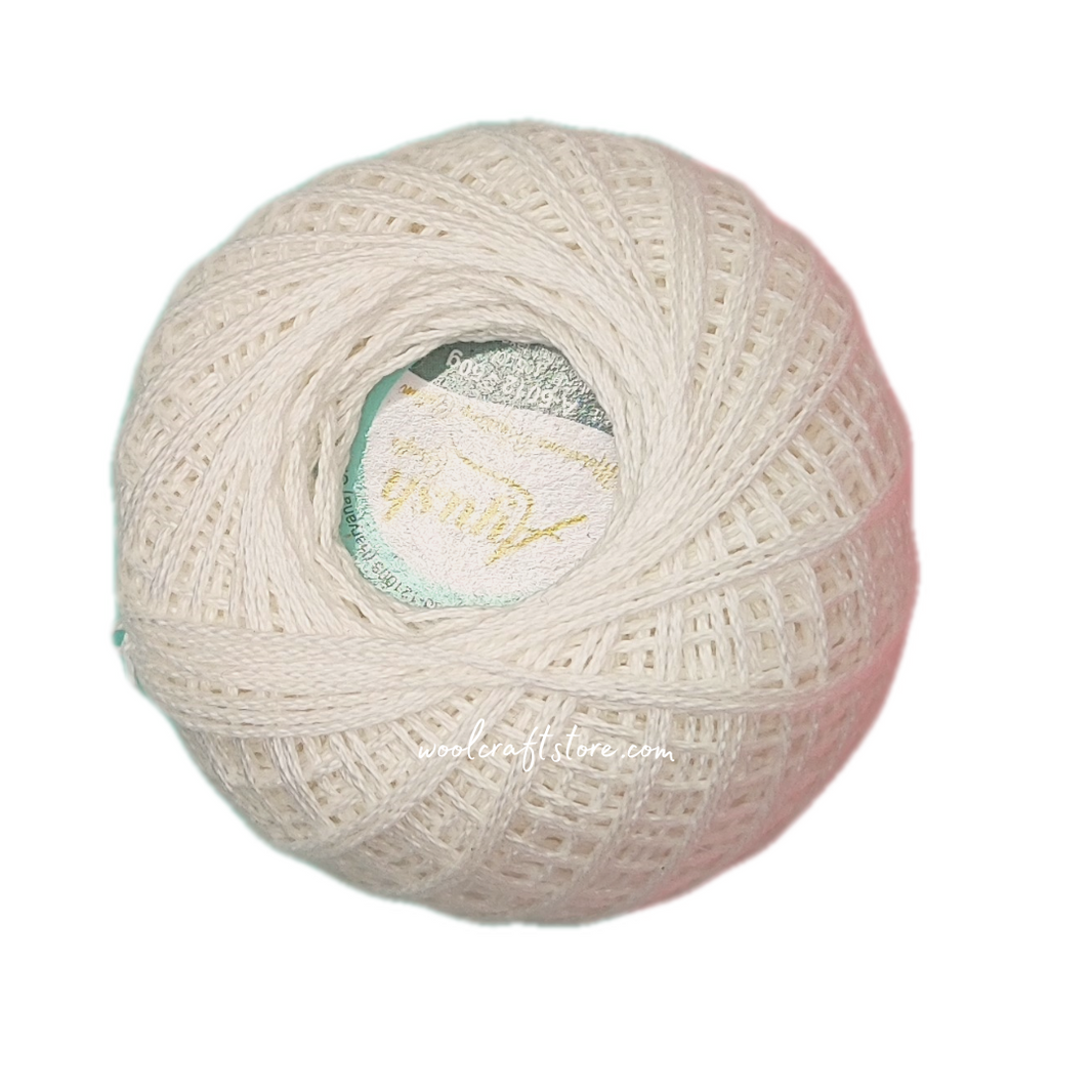 3ply Crochet Cotton Threads | Tkt 16 (Weight 1) – WoolCraft Store